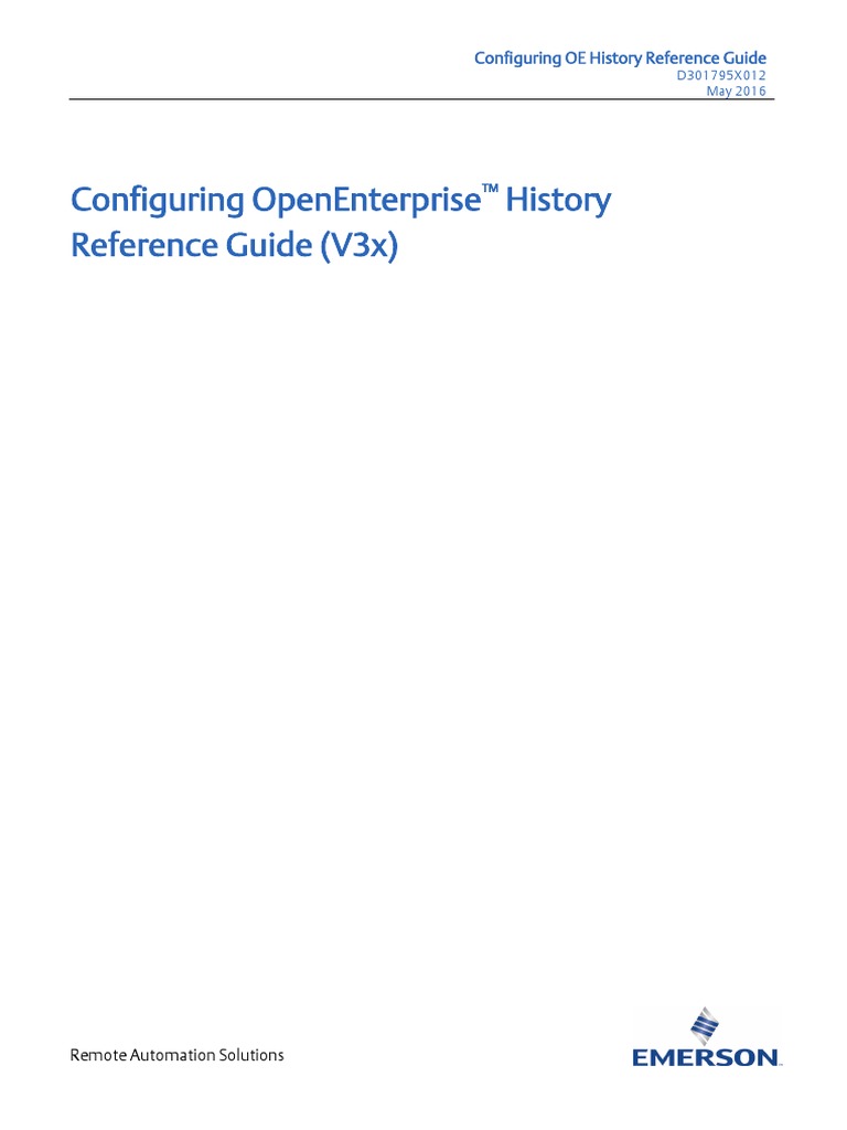 D301795X012 Configuring OE History | Unduh gratis PDF | Online And ... D301795X012 Configuring OE History | Unduh gratis PDF | Online And ...