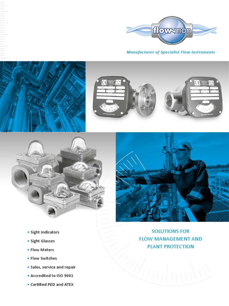 Flow-Mon Brochure 2018 | PDF | Pipe (Fluid Conveyance) | Flow Measurement