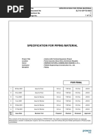 LNG Piping Material Specifications | PDF | Valve | Pipe (Fluid Conveyance)