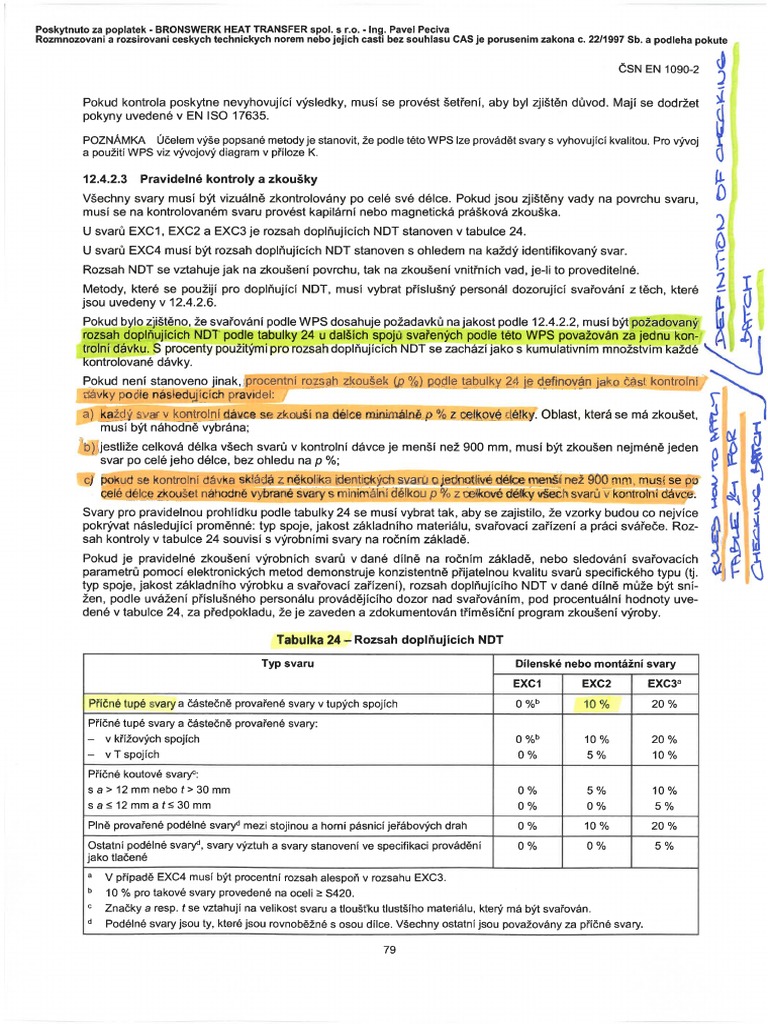 En 1090-2 (2018), Table 24 + Rules For Use | PDF