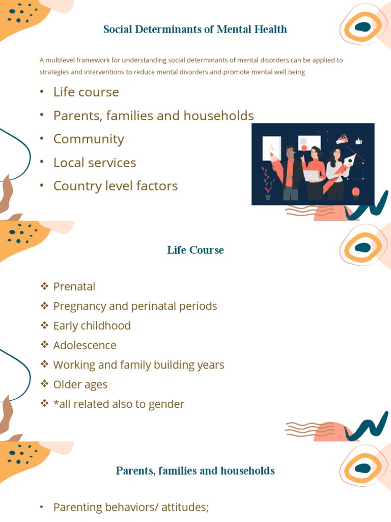 Understanding the Multilevel Social Determinants of Mental Health and ...
