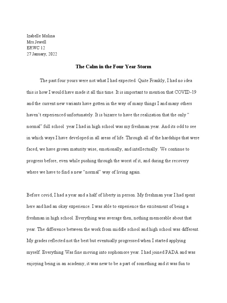 Mid-Year Reflection | PDF