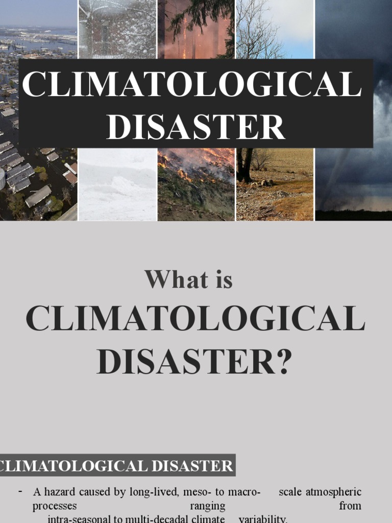 Understanding Climatological Disasters | PDF | Tropical Cyclones ...