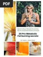 MBC Step 1 Metabolic Flush 2023 1 | PDF | Sleep | Smoothie