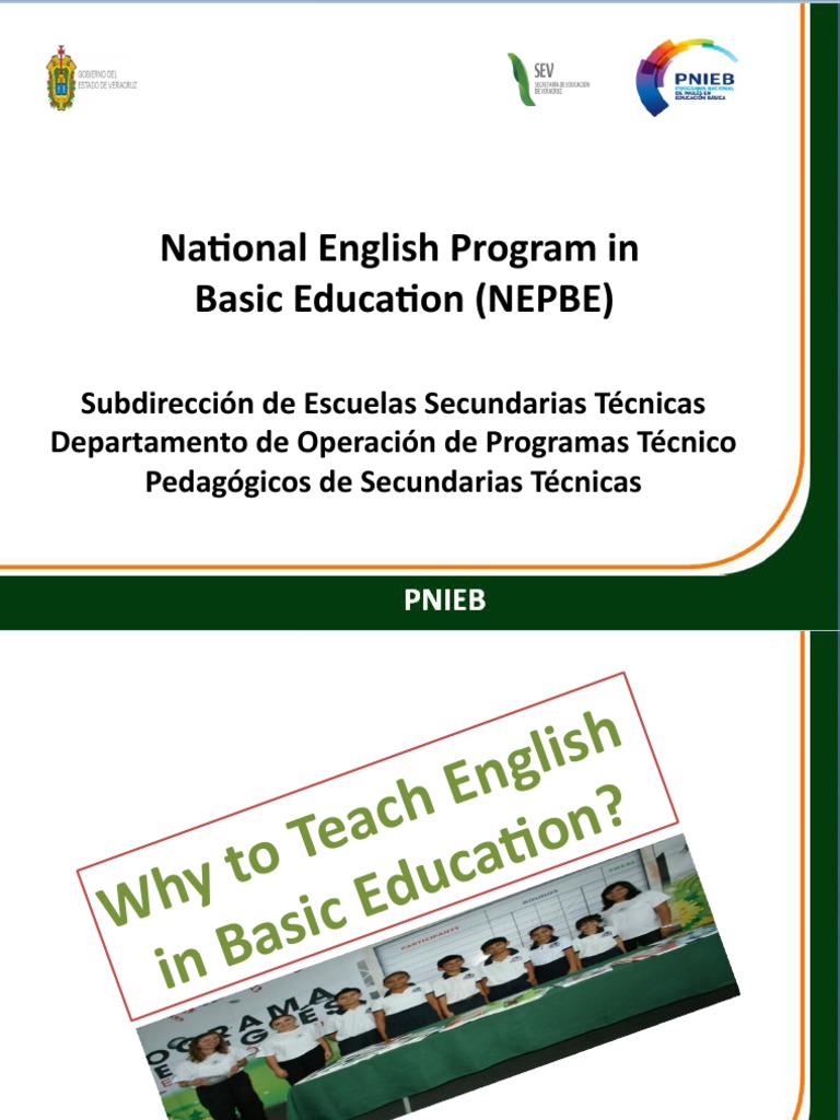 National English Program in Basic Education (NEPBE) | PDF | English ...