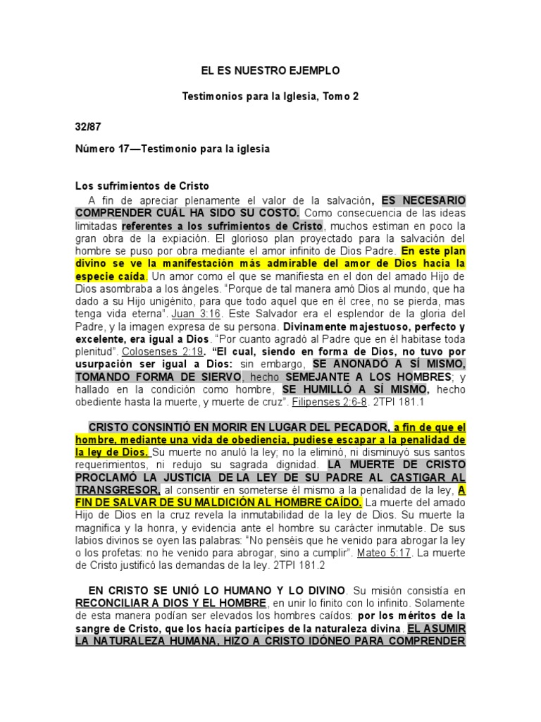 El Segundo Adan y Su Naturaleza | PDF | Cristo (título) | Salvación