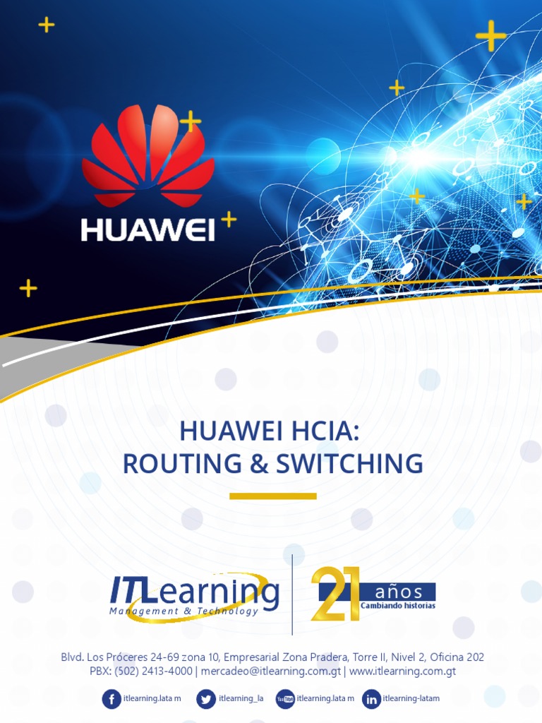 Huawei HCIA Routing Switching | PDF | Enrutador (Computación) | Protocolos de internet