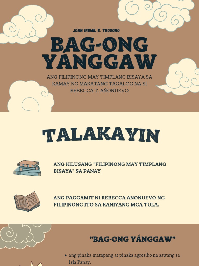 Bag Ong Yánggaw | PDF