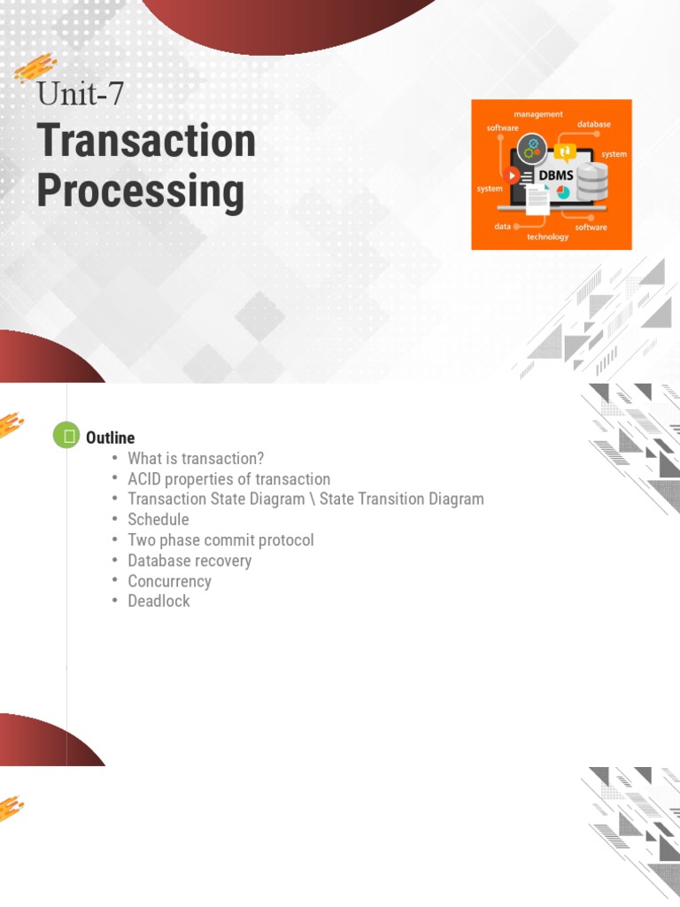 Transaction Processing Pdf Database Transaction Acid
