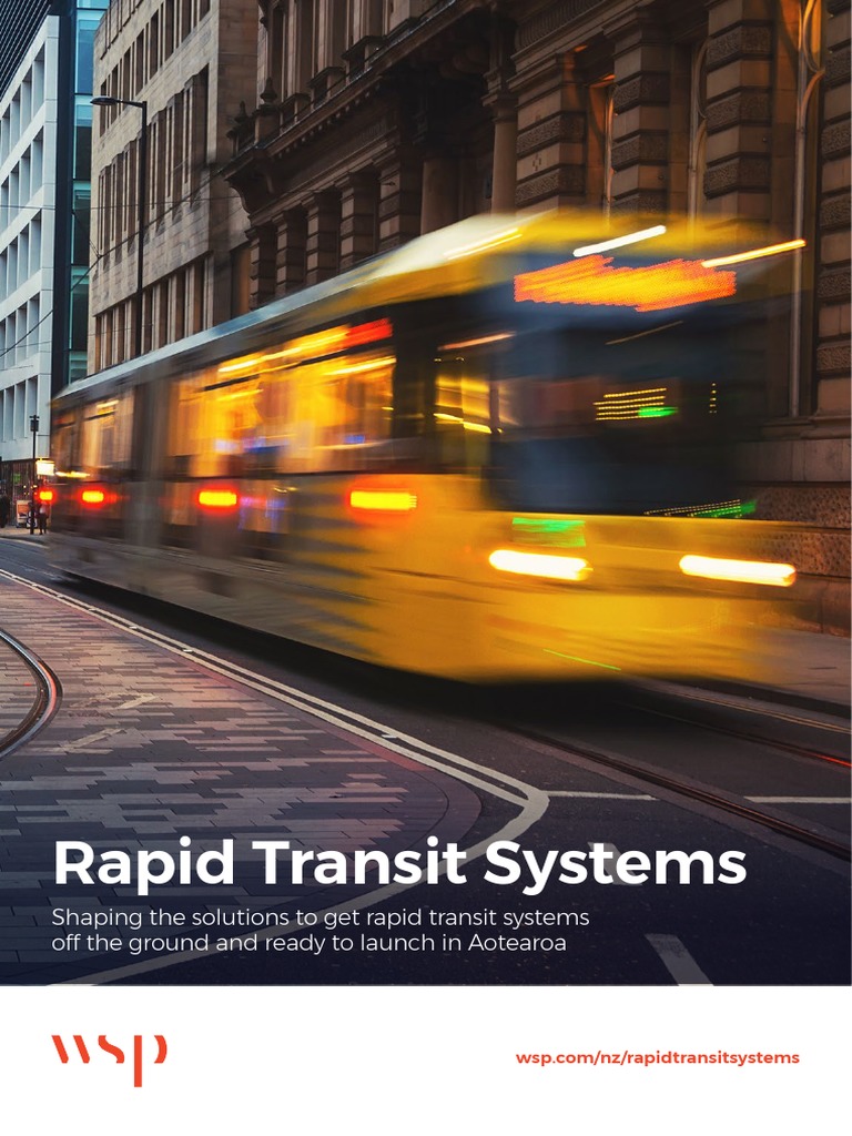WSP Rapid Transit Brochure | PDF | Transport | Public Transport