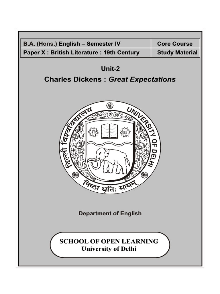 Charles Dickens Great Expectations: Unit-2 | PDF | Great Expectations ...