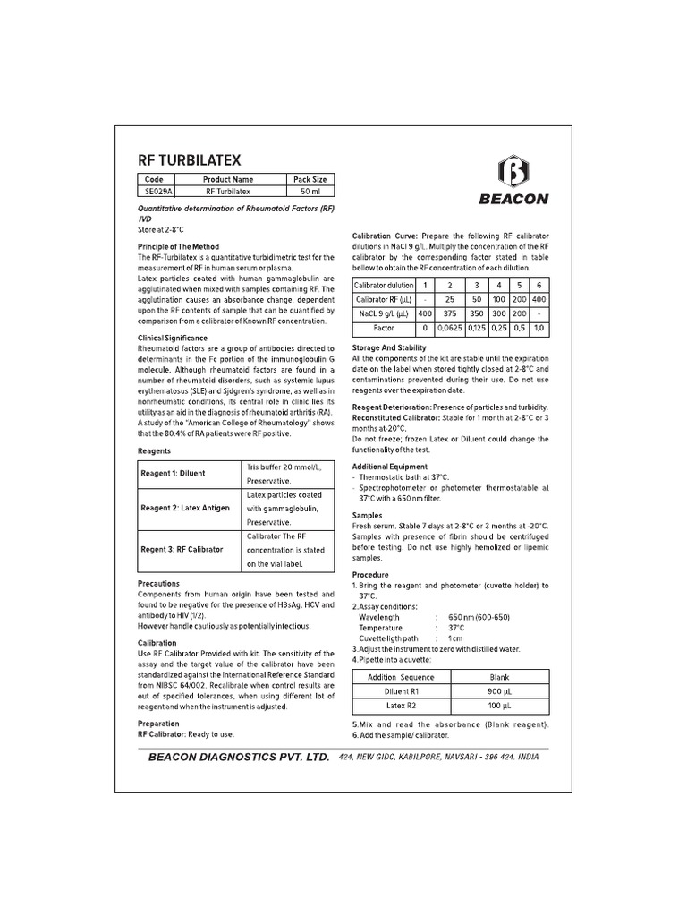 36 - IFU - RF TURBILATEX - Kit Insert - Final-Curve File | PDF