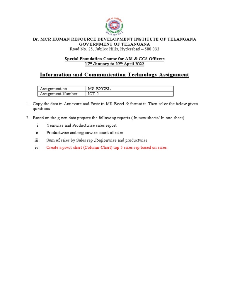 ICT Assignment - 2 | PDF