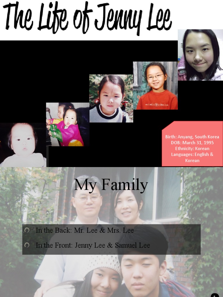 Jenny Lee's Family and Friends Overview | PDF | Wellness