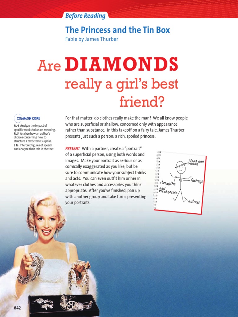 Are Really A Girl's Best Friend?: Diamonds | PDF | Irony | Fairy Tales