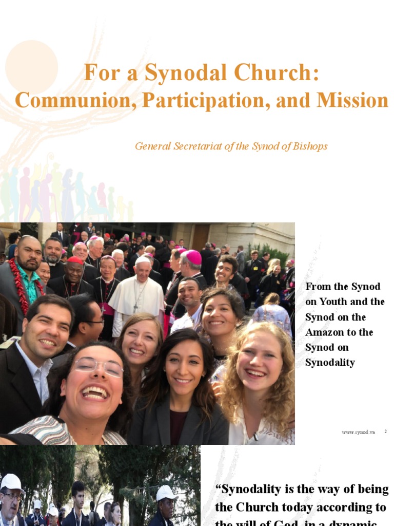 For A Synodal Church:: Communion, Participation, and Mission | PDF ...