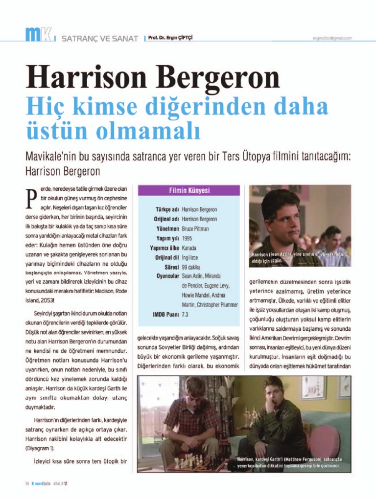 Harrison Bergeron | PDF