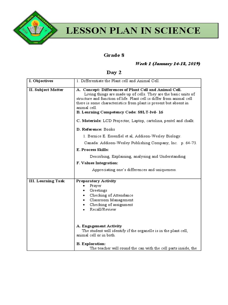 Differences Between Plant and Animal Cells | PDF | Cell (Biology ...