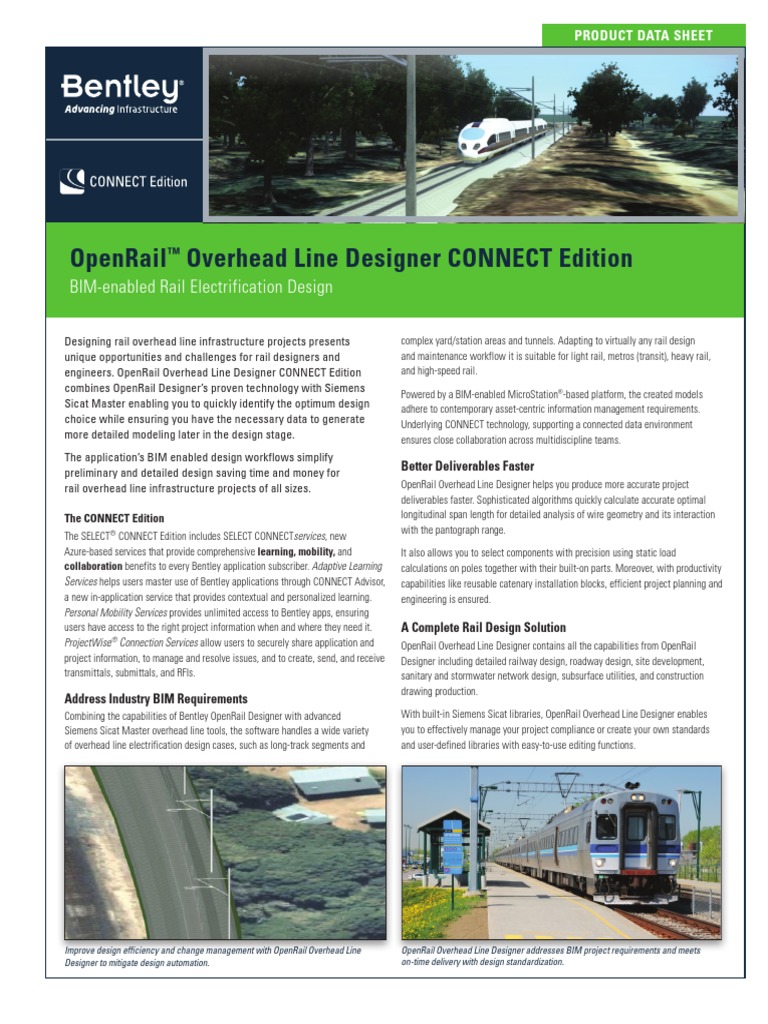 Openrail Overhead Line Designer Connect Edition: Bim-Enabled Rail ...