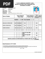 MBBS 1st Year Mark Sheet | PDF | Vocational Education | Qualifications