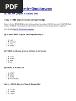Final Exam Web Design and Development | PDF | Html Element | Html