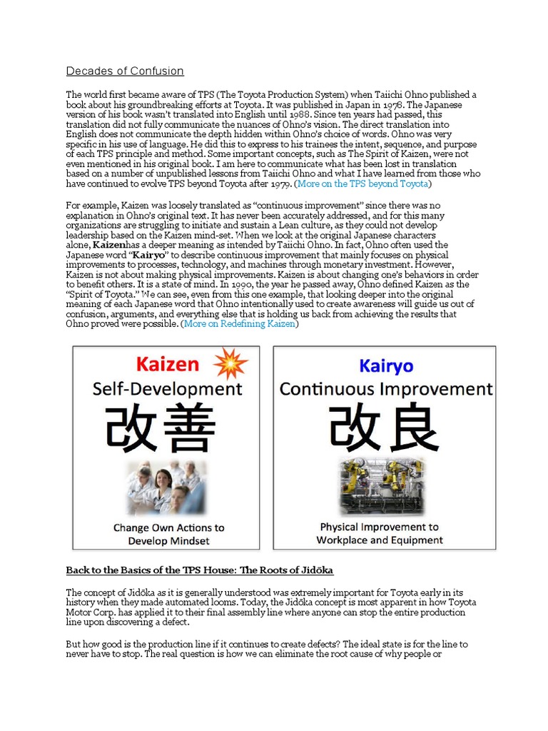 Lean Term Wrongly Understood | PDF | Lean Manufacturing