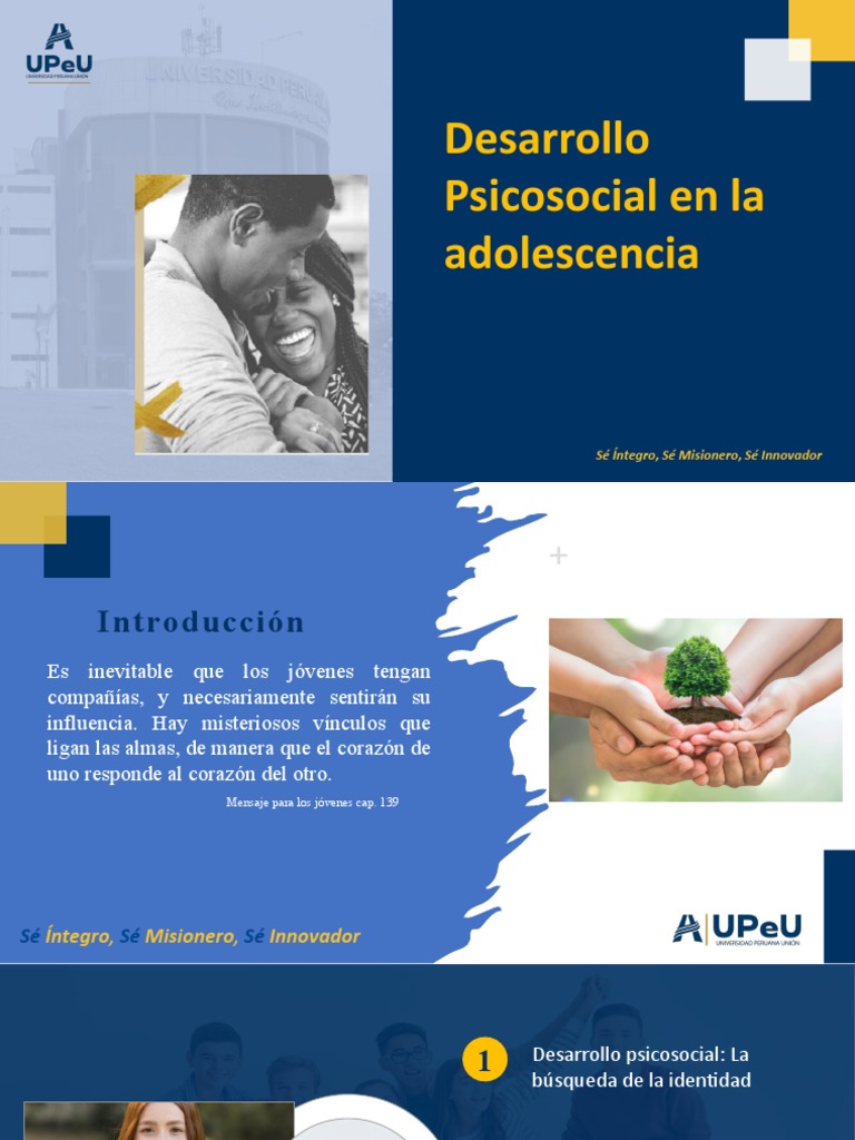 Sesión 3 Desarrollo Psicosocial en La Adolescencia | PDF | Autoestima | Adolescencia