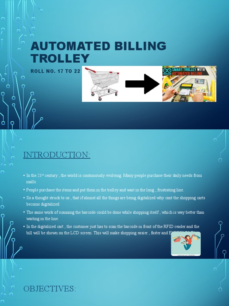 Automated Billing Trolley | PDF | Radio Frequency Identification | Arduino