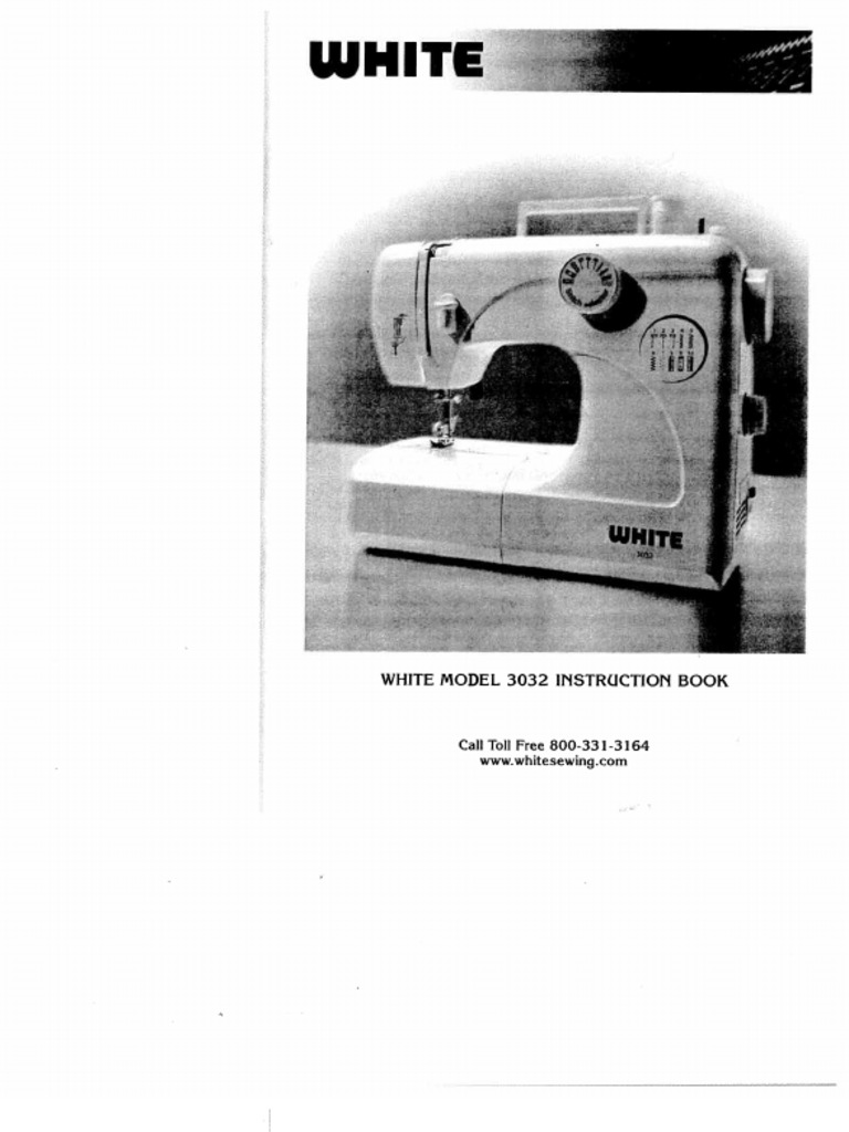 White Sewing Machine Manual | Download Free PDF | Sewing Machine | Machines