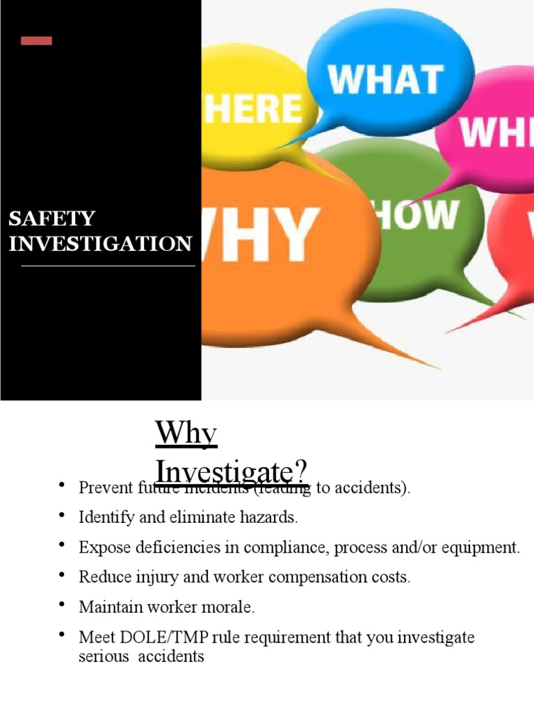 An In-Depth Guide to Workplace Safety Investigations and the Role of ...