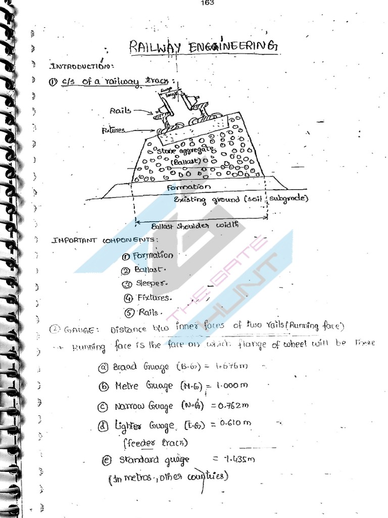 Transportation Engineering Made Easy Handwritten Classroom Notes Part-2 ...