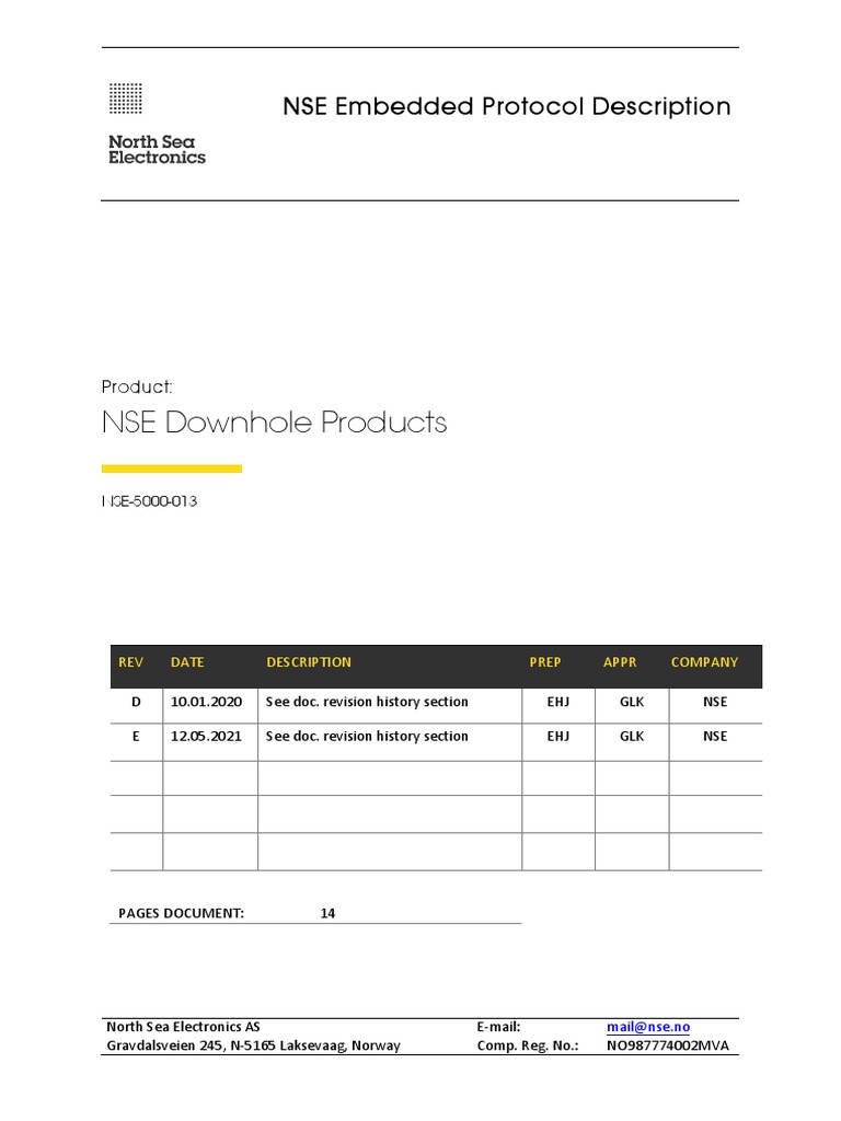 NSE-5000-013-E - NSE Embedded Protocol Description - Customer Version ...