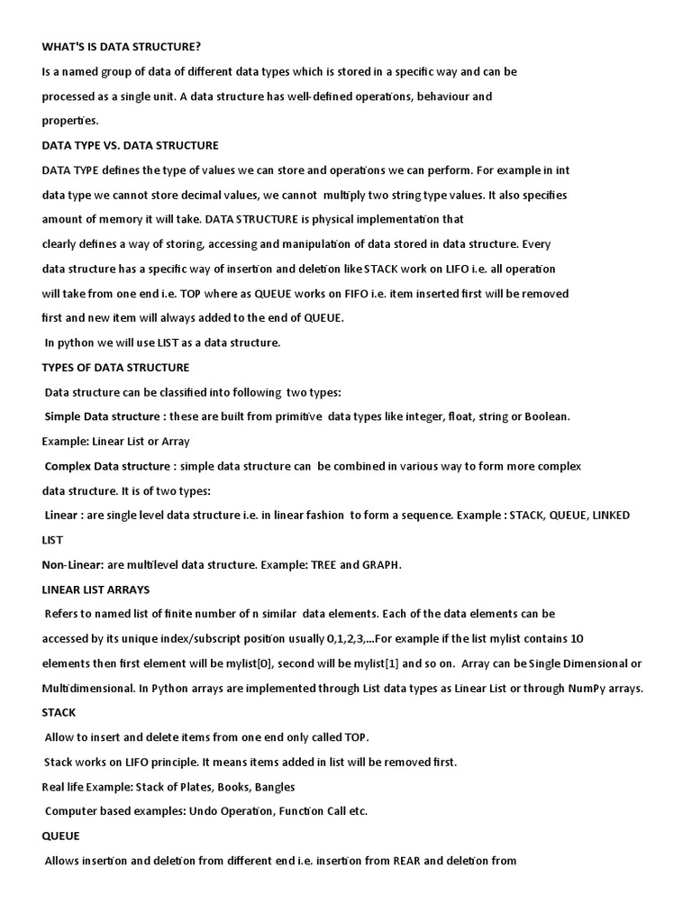 Data Structures CW | PDF | Queue (Abstract Data Type) | Data Type