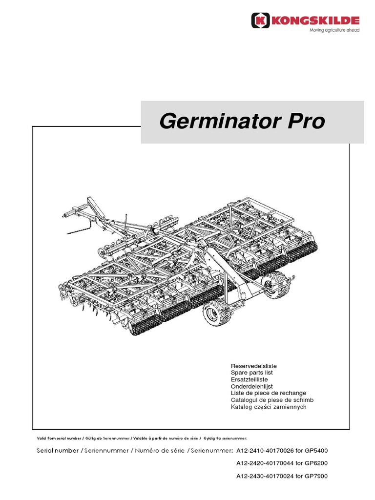 Germinator Pro SPL Int 2017 12 04 301010052 | PDF | Nut (Hardware ...