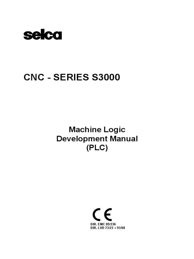 CNC - Series S3000: Machine Logic Development Manual (PLC) | PDF | Programmable Logic Controller ...