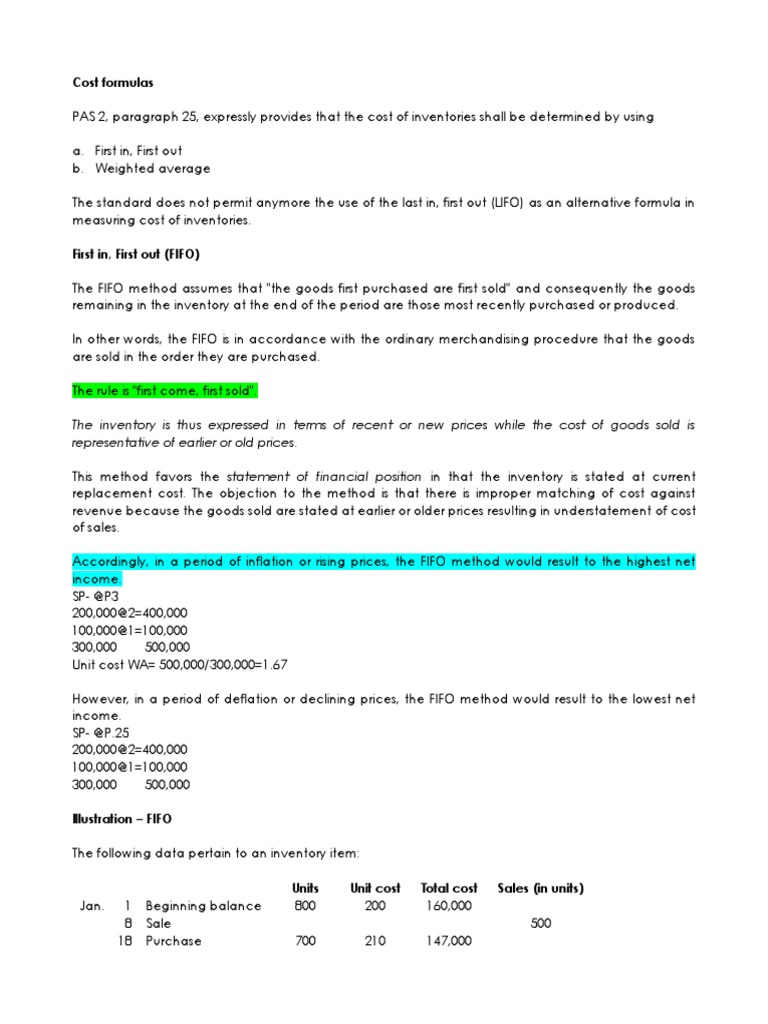 Module 11-Inventory Cost Flow | PDF | Cost Of Goods Sold | Inventory