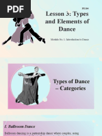 Understanding The Five Elements of Dance | PDF