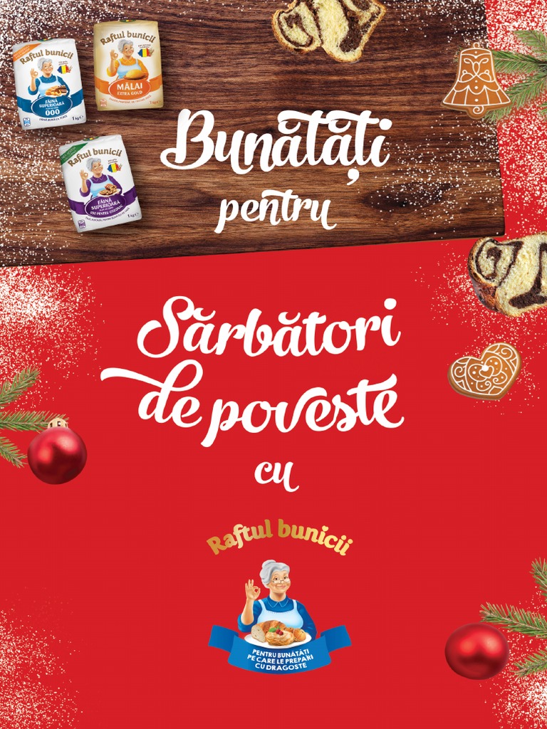Brosura Digitala Cu Retete de Sarbatori Raftul Bunicii | PDF