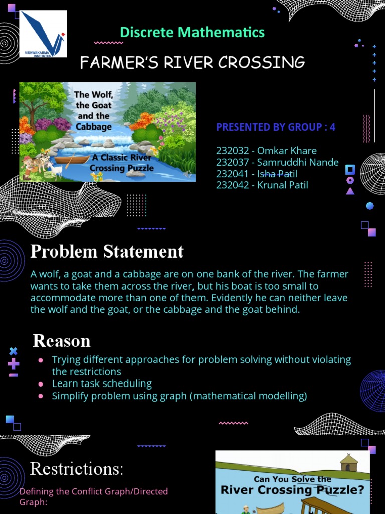 Farmer'S River Crossing: Discrete Mathematics | PDF | Mathematical ...