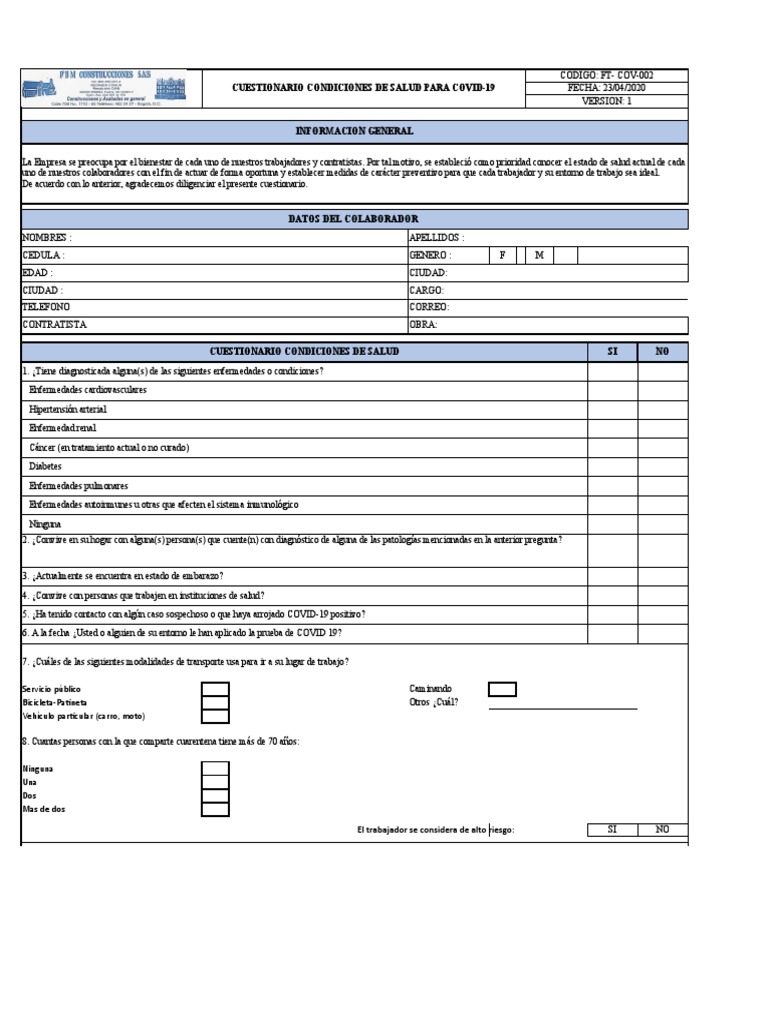 Formatos de Protocolo | PDF | Medicina CLINICA | Salud pública