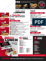 Jimmy John's Menu - With No Prices | PDF | Pickled Cucumber | French Fries