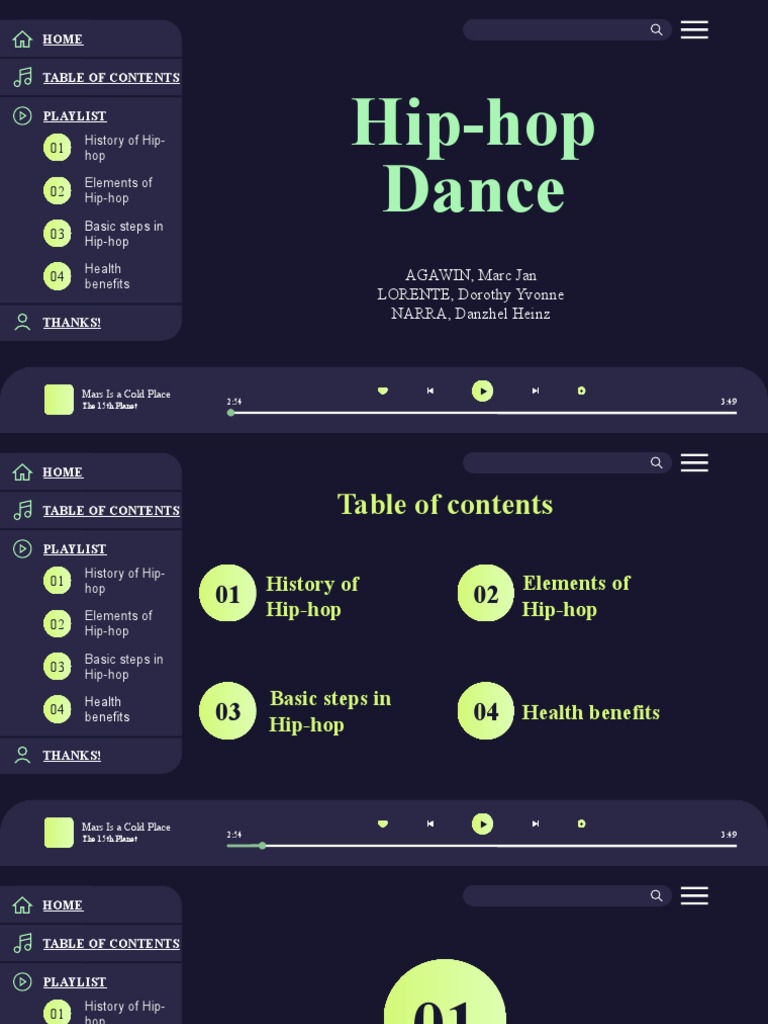 Hip-Hop Dance: History of Hip-Hop Elements of Hip-Hop | PDF | Hip Hop ...