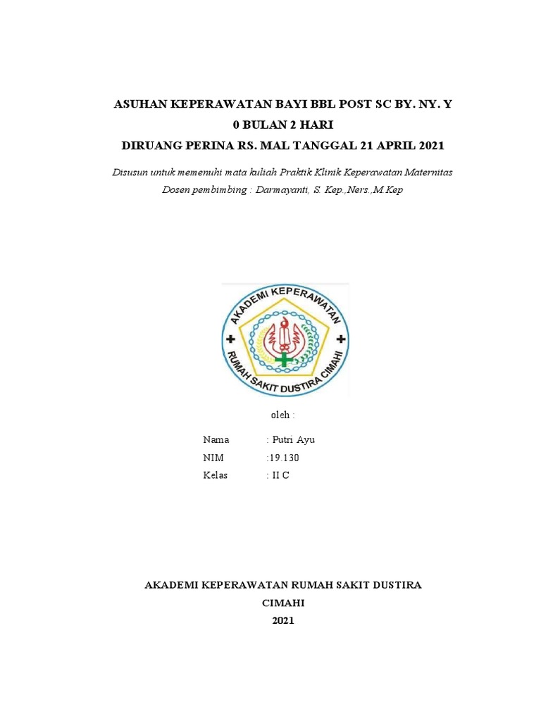 Asuhan Keperawatan Bayi BBL SC | PDF