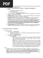 1L Contracts Outline | PDF | Offer And Acceptance | Consideration