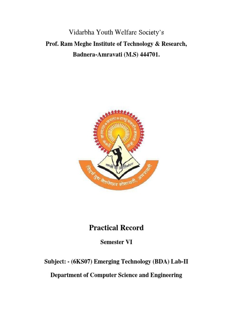 BDA Lab Manual | PDF | Cluster Analysis | Engineering BDA Lab Manual | PDF | Cluster Analysis | Engineering