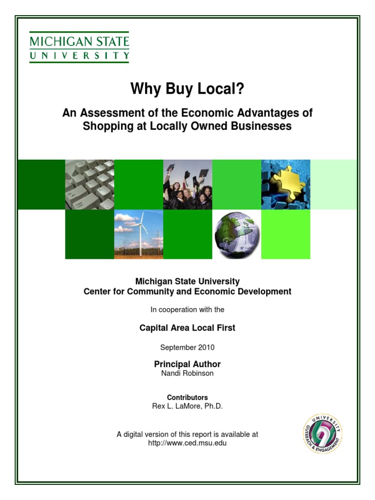 Why Buy Local - An Assessment of The Economic Advantages of Shopping at ...