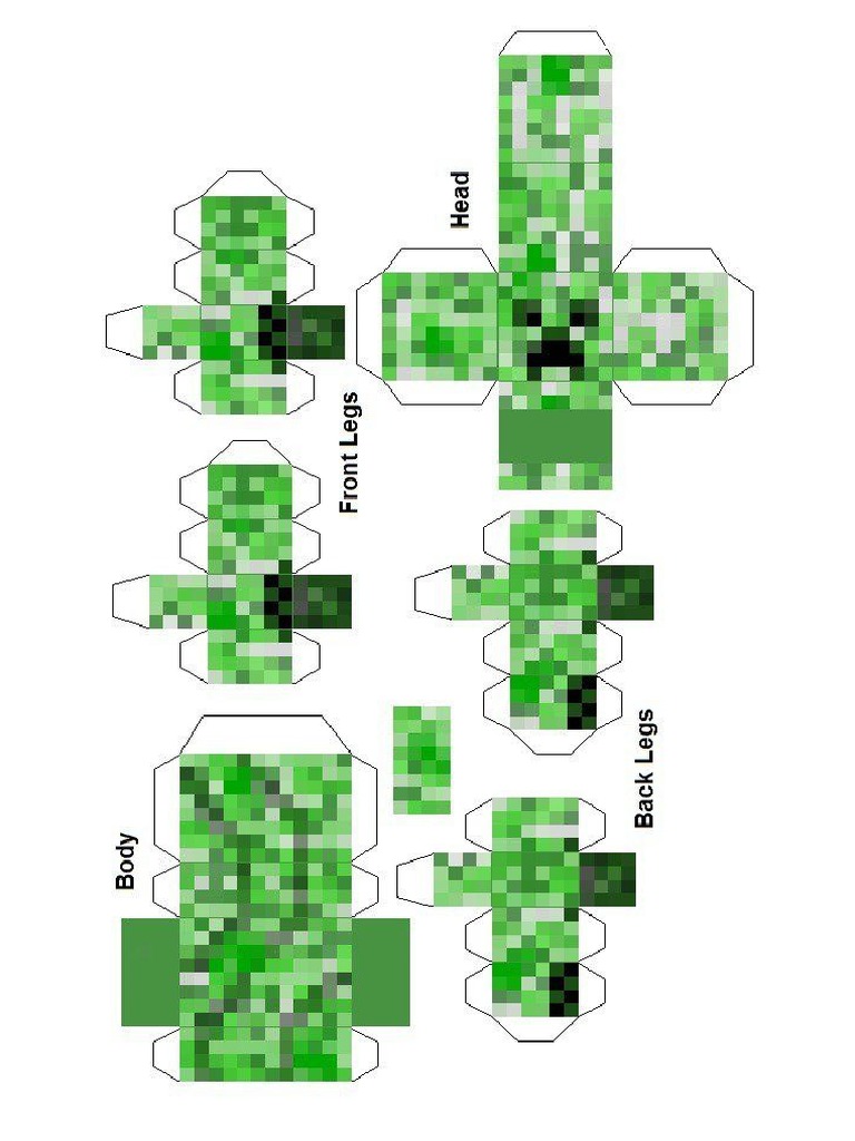 Recortes para Armar Minecraft | PDF