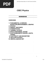 The Student Hub - CSEC Physics Formula Booklet, Kerwin Springer | PDF ...