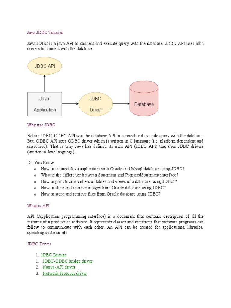 Java JDBC Tutorial | PDF | Information Retrieval | Computing Platforms Java JDBC Tutorial | PDF | Information Retrieval | Computing Platforms