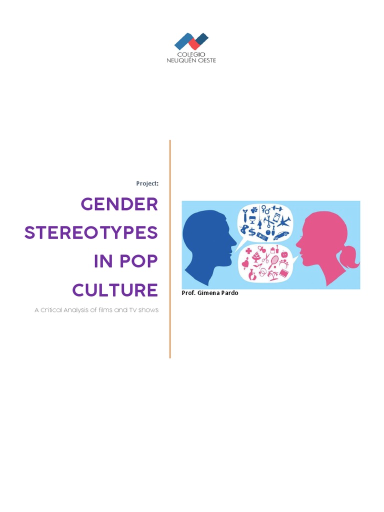 Project - Gender Stereotypes in Pop Culture | PDF | Gender Role ...
